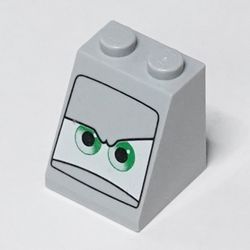 LEGO PART 3678bpr0023 Slope 65° 2 x 2 x 2 with Bottom Tube and Eyes ...