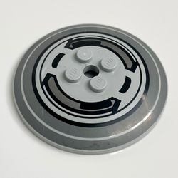 LEGO PART 44375bpr0002 Dish 6 x 6 Inverted (Radar) with Solid Studs and ...