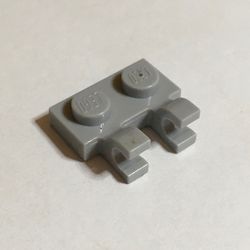 LEGO PART 60470a Plate Special 1 x 2 with Clips Horizontal [Thick U ...