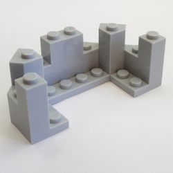 LEGO PART 6066 Castle Turret Top 4 x 8 x 2 1/3 | Rebrickable - Build ...