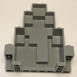 LEGO PART 6083 Rock Panel Triangular 3 x 8 x 7 (aka LURP) | Rebrickable ...