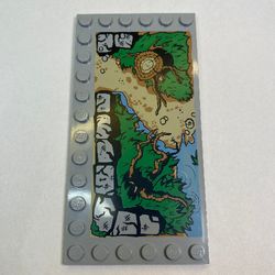 LEGO PART 6178pr0002 Plate Special 6 x 12 with Studs on 3 Edges and ...