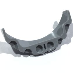 LEGO PART 62360 Windscreen 3 x 6 x 1 Curved with 2 Circular Stud ...