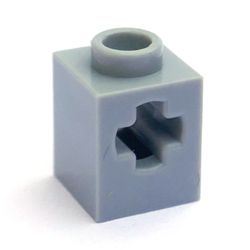 LEGO PART 73230 Technic Brick 1 x 1 with Axle Hole | Rebrickable ...