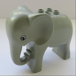 LEGO PART 31159pr0002 Duplo Animal Elephant Adult Stationary Head, Four ...