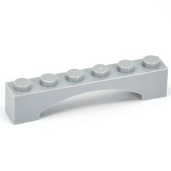 LEGO PART 92950 Brick Arch 1 x 6 Raised Arch | Rebrickable - Build with ...