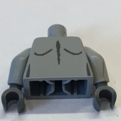 LEGO PART 973c14h12pr2237 Torso Bare Chest with Muscles and Chi Orb ...