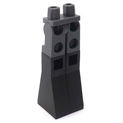 LEGO PART 18386c00 Legs and Hips with Black Sloped Extensions ...