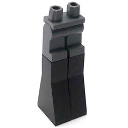 LEGO PART 18386c00 Legs and Hips with Black Sloped Extensions ...