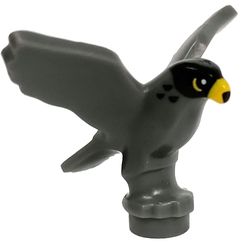 LEGO PART 2581pr0001 Animal, Bird, Falcon with Black Head, Yellow Beak ...