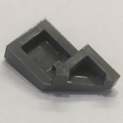 LEGO PART 29120 Slope Curved 2 x 1 with Stud Notch Left | Rebrickable ...