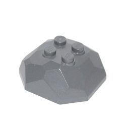 LEGO PART 30293 Rock Boulder, Top | Rebrickable - Build with LEGO