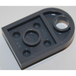LEGO PART 3176 Plate Special 3 x 2 with Rounded End, Hole | Rebrickable ...