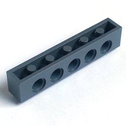 LEGO PART 3894 Technic Brick 1 x 6 [5 Pin Holes] | Rebrickable - Build ...