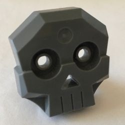 LEGO PART 47990 Skull 1 x 4 x 3 Relief with Two Pins | Rebrickable ...