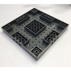 LEGO PART 52040 Brick Special 12 x 12 with 3 Pin Holes on Each Side and ...