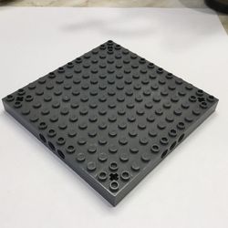 LEGO PART 52040 Brick Special 12 x 12 with 3 Pin Holes on Each Side and ...