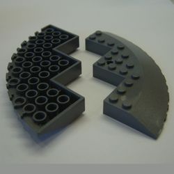 LEGO PART 58846 Brick Round Corner 10 x 10 with Slope 33° Edge, Axle ...