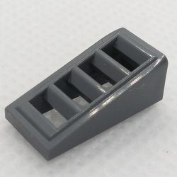 LEGO PART 61409 Slope 18° 2 x 1 x 2/3 with 4 Slots / Grate ...