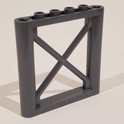 LEGO PART 64448 Support 1 x 6 x 5 Girder Rectangular | Rebrickable ...