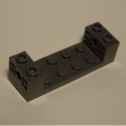 LEGO PART 65635 Brick Special 2 x 6 x 1 1/3 with Axle Holes and 2 x 4 ...