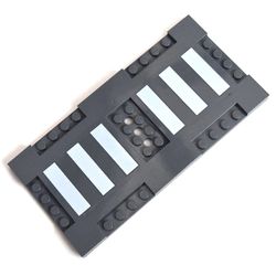 LEGO PART 71772pr0001 Plate Special 8 x 16 with Six Recessed Edges with ...