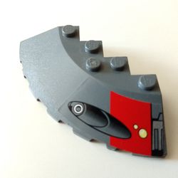 LEGO PART 95188 Brick Round Corner 6 x 6 with 33° Slope and Facet ...