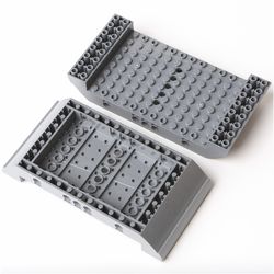 LEGO PART 95227 Boat Hull Section, Large Middle 8 x 16 x 2 1/3 with 5 ...