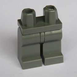 LEGO PART 970c12 Hips and Dark Bluish Gray Legs | Rebrickable - Build ...