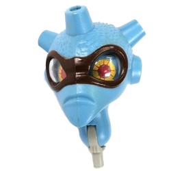 LEGO PART 42664pr0001 Large Figure Head, with Pin, Nepol, Medium Blue ...