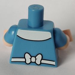 LEGO PART 973g32c02h02pr3325 Torso, Dual Molded Arms, Dress with Collar ...