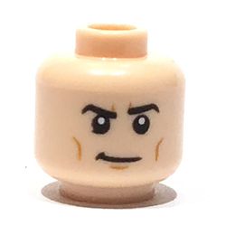 LEGO PART 28621pr4002 Minifig Head Batman / Bruce Wayne, White Goggles ...