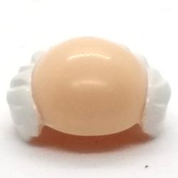 LEGO PART 12893pr0047 Hair, Bald Top with White Hair | Rebrickable ...