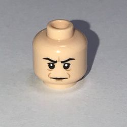LEGO PART 3626bpr0721 Minifig Head Severus Snape / Admiral Firmus Piett ...