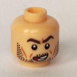 LEGO PART 3626cpr2653 Minifig Head Alastor Mad-Eye Moody / Barty Crouch ...