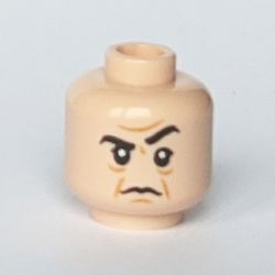 LEGO PART 3626cpr2676 Minifig Head Severus Snape, Dual Sided, Eyebrows ...