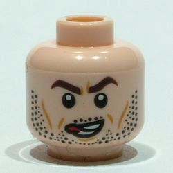 LEGO PART 3626cpr3647 Minifig Head Alastor Mad-Eye Moody / Barty Crouch ...
