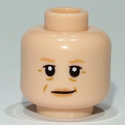 LEGO PART 3626cpr3768 Minifig Head Peli Motto, Nougat Eyebrows, Cheek ...
