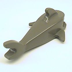 LEGO PART 2547 Animal Body Part, Shark Body, without Bottom Tube ...