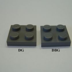 LEGO PART 3022 Plate 2 x 2 | Rebrickable - Build with LEGO