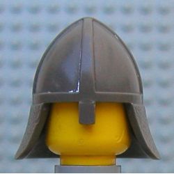 LEGO PART 3844 Helmet Castle with Neck Protector | Rebrickable - Build ...
