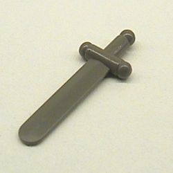 LEGO PART 3847a Weapon Sword / Shortsword [Shiny Solid Smooth ABS ...