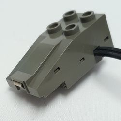 LEGO PART 5306c01 Wire with Brick 2 x 2 x 2/3 and Train Track Contacts ...