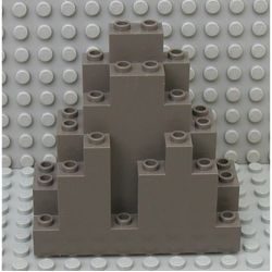 LEGO PART 6083 Rock Panel Triangular 3 x 8 x 7 (aka LURP) | Rebrickable ...