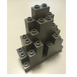 LEGO PART 6083 Rock Panel Triangular 3 x 8 x 7 (aka LURP) | Rebrickable ...