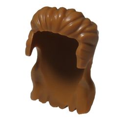 LEGO PART 24072 Hair Long Mullet Style | Rebrickable - Build with LEGO