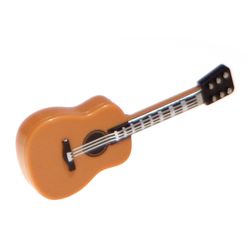 LEGO PART 25975pr0001 Musical Instrument Guitar Acoustic with Black ...