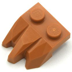 LEGO PART 27261 Plate Special 2 x 3 with Rocks | Rebrickable - Build ...