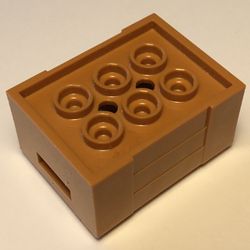 LEGO PART 30150 Box / Crate with Handholds 3 x 4 x 1 2/3 | Rebrickable ...