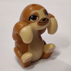 LEGO PART 67428pr0001 Animal, Sloth with Tan Belly, Big Reddish Brown ...
